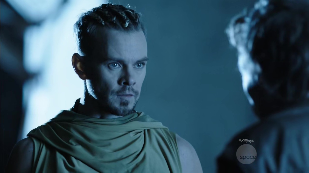 ausCAPS: Morgan Kelly shirtless in Killjoys 1-08 "Come The Rain"