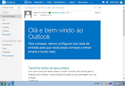 O novo Outlook