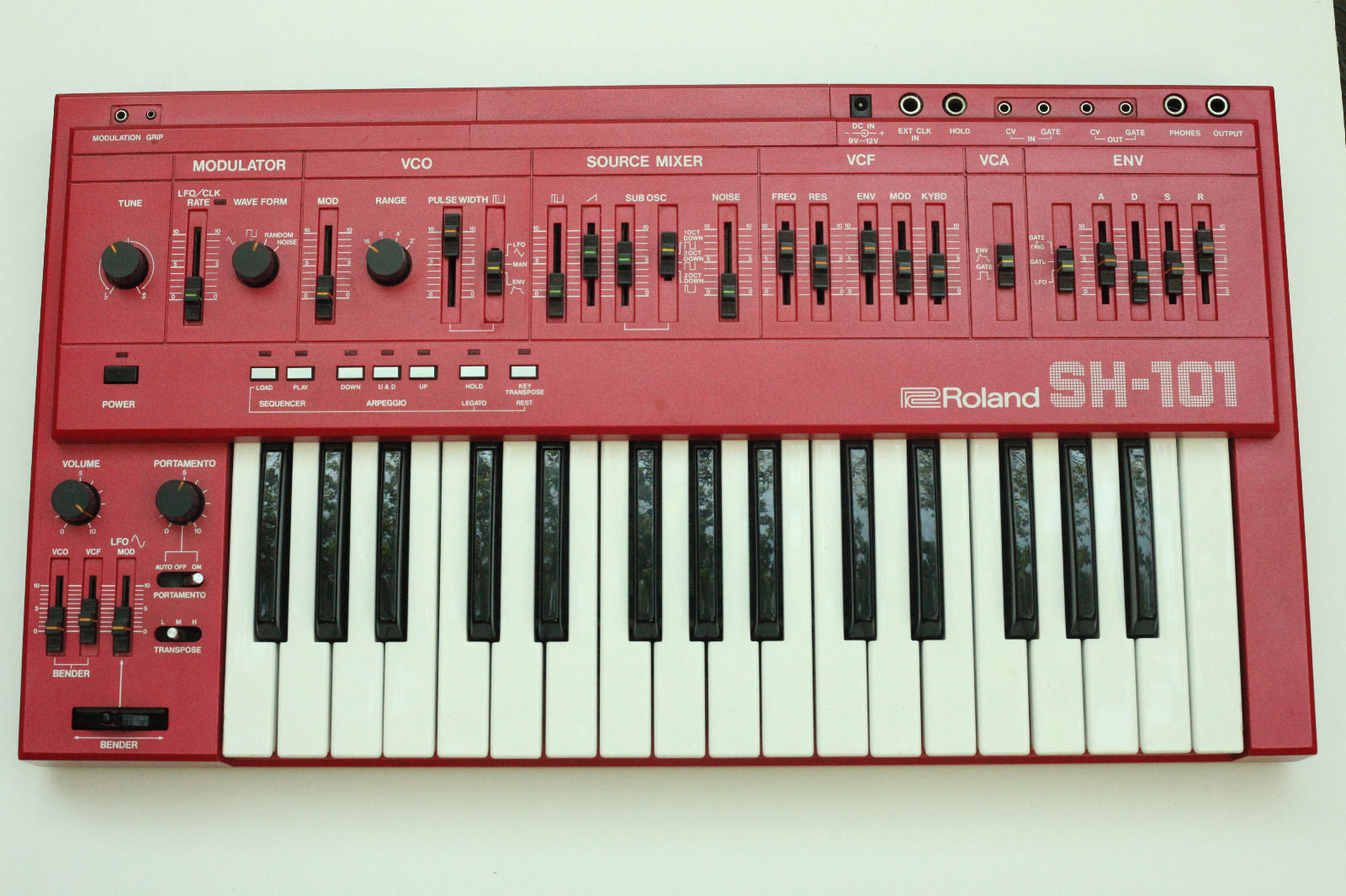 MATRIXSYNTH: Red Roland SH-101 SN 362329