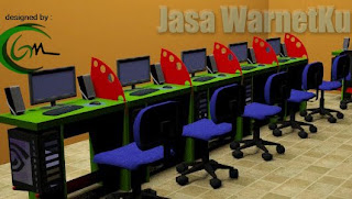 Meja Warnet Standart ~ Jasa Warnetku