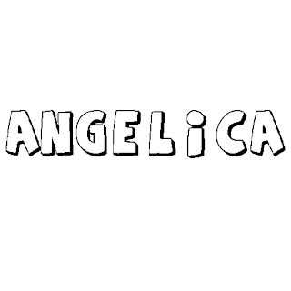 Nombre Angelica para colorear - COLOREA TUS DIBUJOS