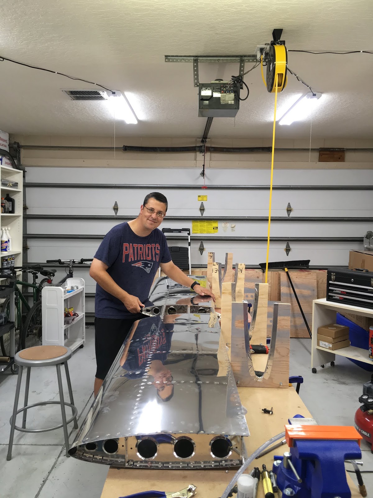 Alex's RV-14A Build Log: Section 8 - Horizontal Stabilizer (riveting ...