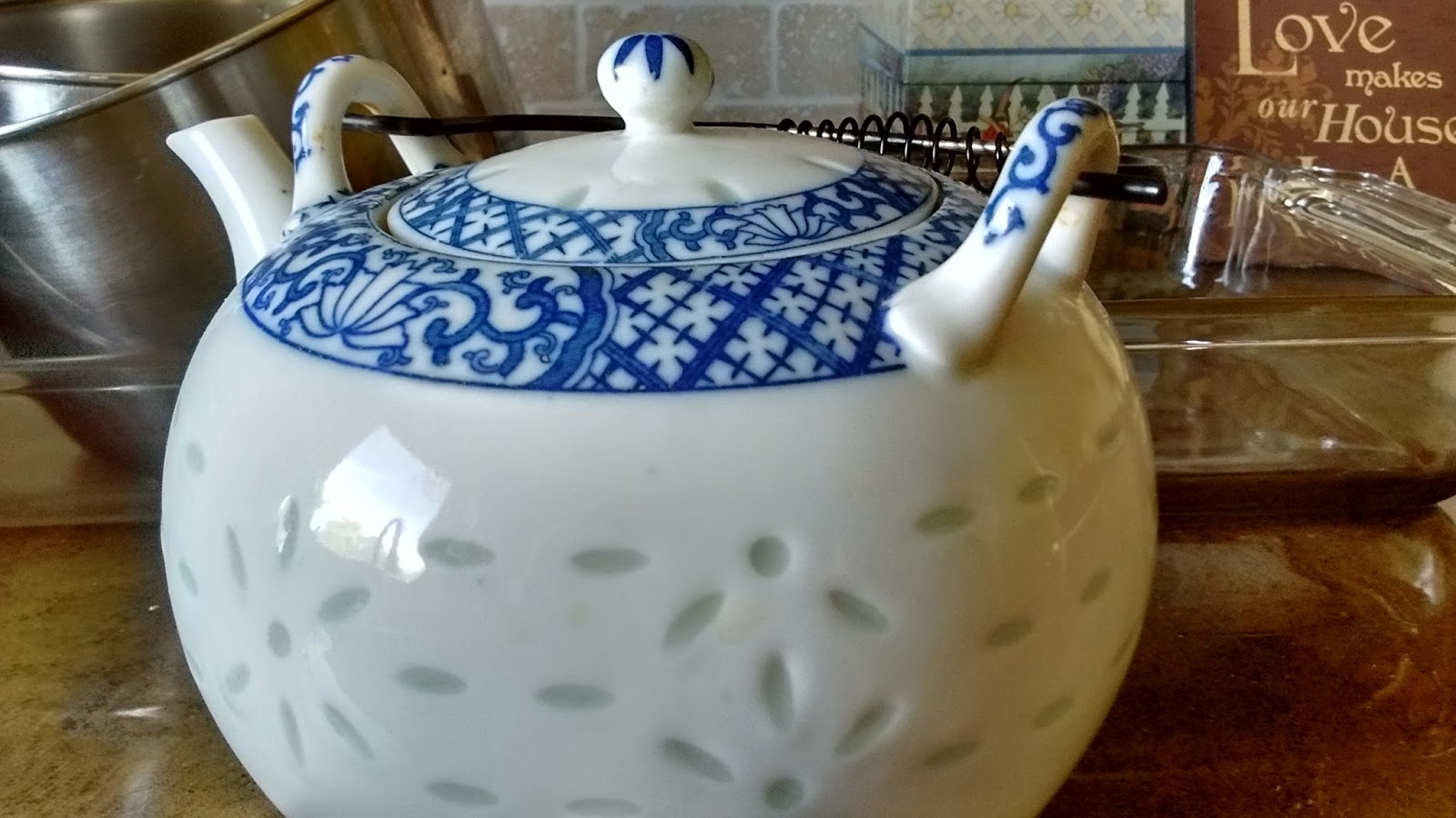 Simple Inspirations: My New Tea Pot, I Couldn't Pass It Up!