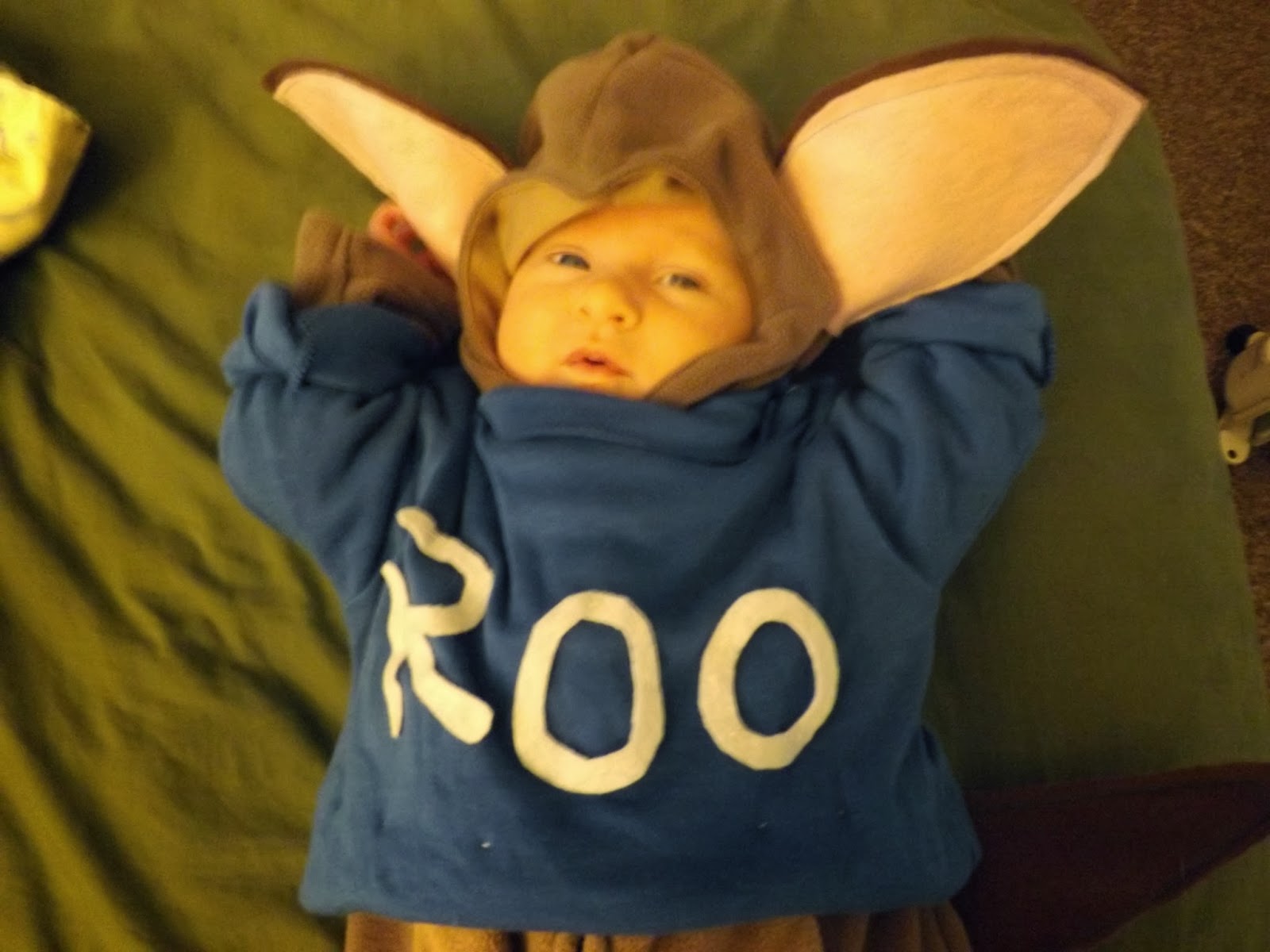 Z is for Ramble: Happy Halloween and a DIY Baby Roo Costume.