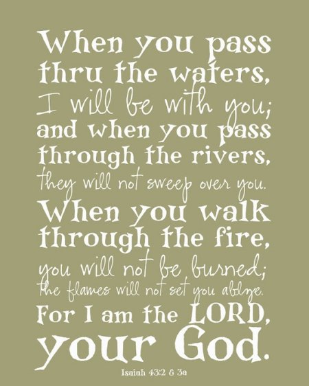 Emma Joy: Isaiah 43: 2-3