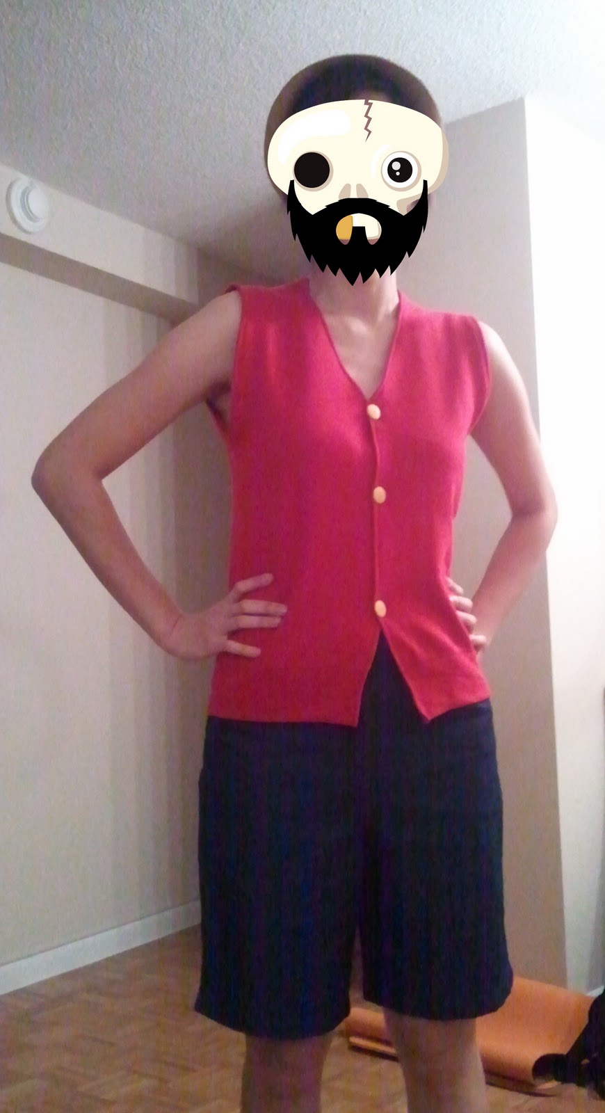 Confessions of a Closet Otaku: [Cosplay] Monkey D Luffy: DIY Luffy's ...