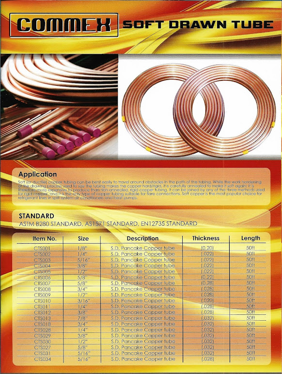 MaximaxSystems.com: COMMEX COPPER TUBE & PIPE