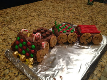 Mommy Lessons 101: Christmas Train Birthday Party + Cake