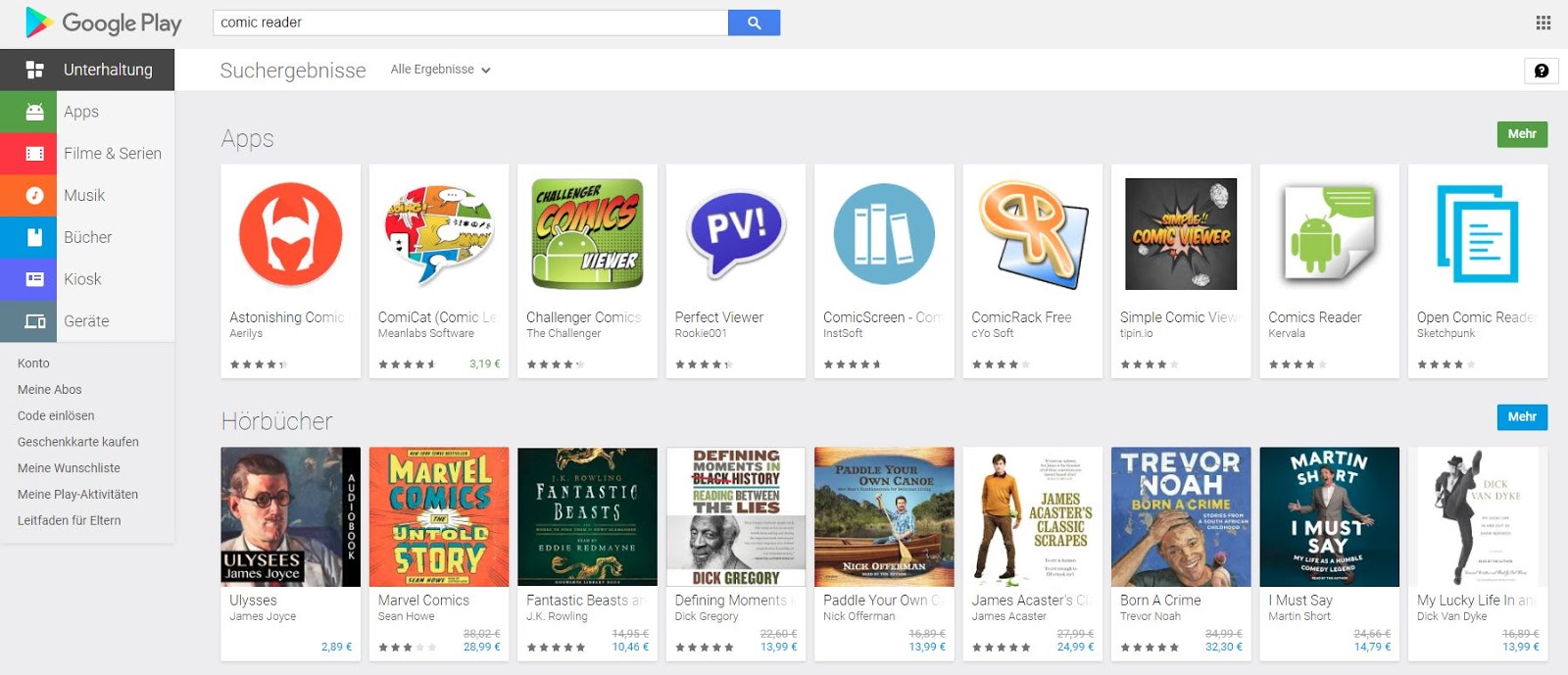 Comic-Reader für Android: Die digitale Sammlung auf Smartphone und ...
