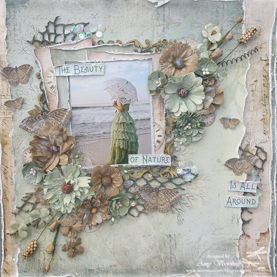 Amy's Pretty Papers: The Beauty of Nature Layout for ***49 and Market***
