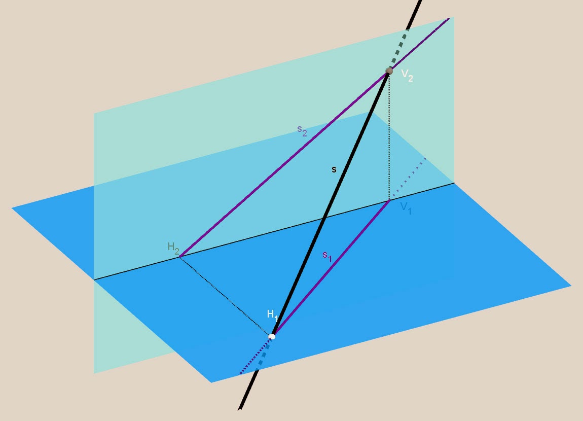 Dibujo Técnico 1º Bach.: SISTEMA DIÉDRICO: LA RECTA