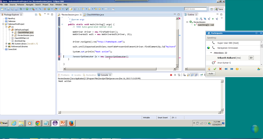 Selenium Programming: Selenium notes