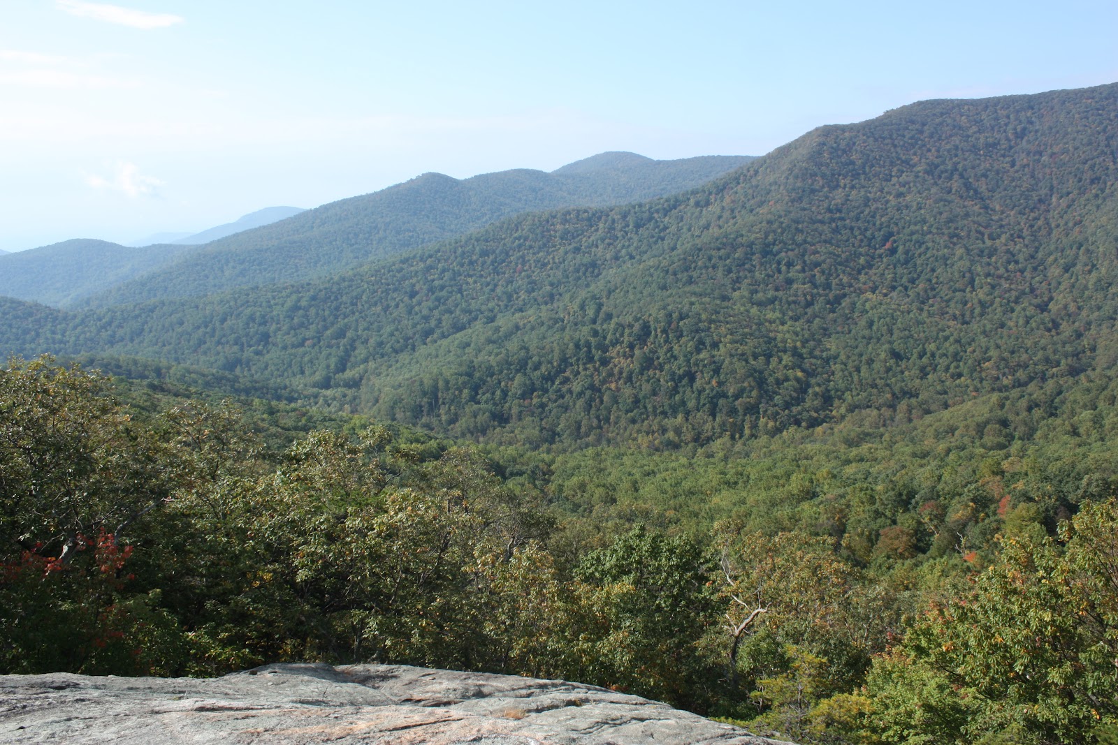 Hiking Shenandoah: Doubletop Mountain "Lunch Rock"