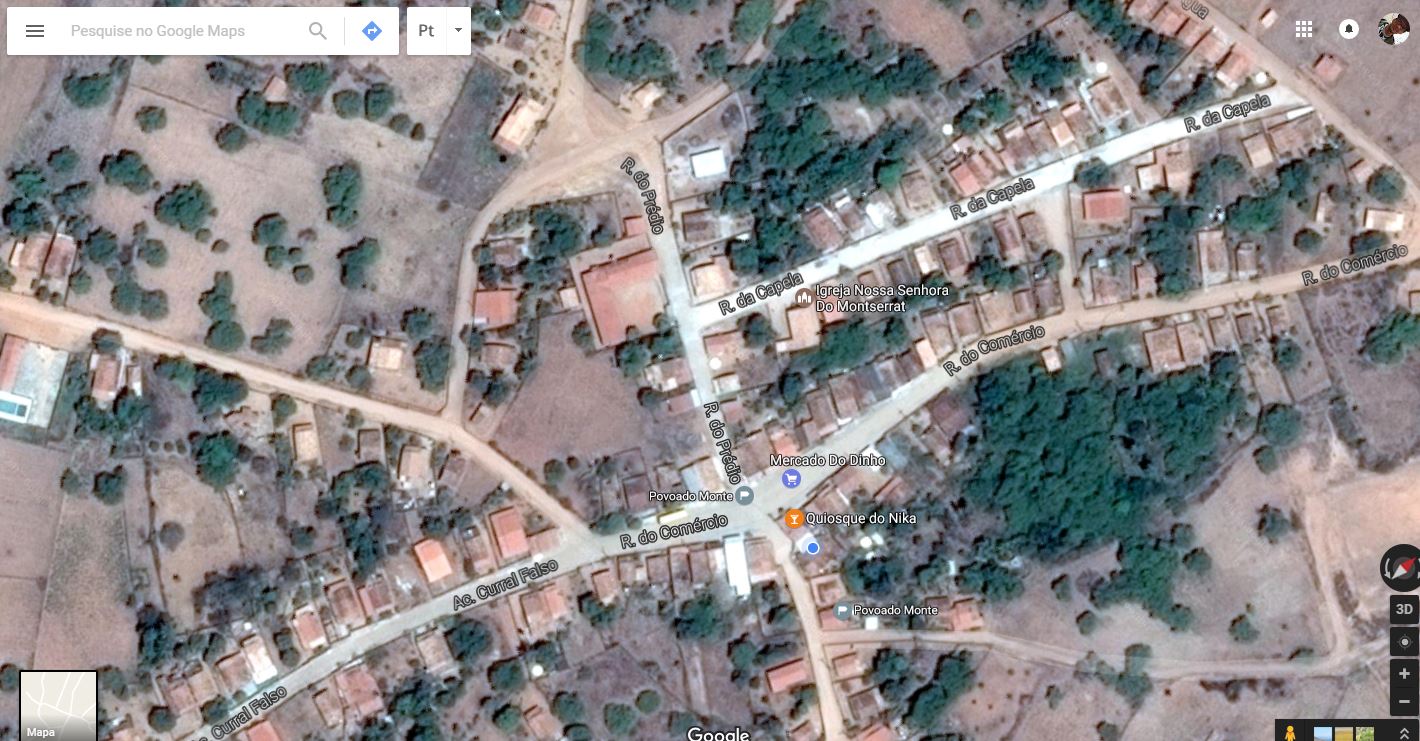 "MONTENIUS": INFORMAÇÕES DO GOOGLE MAPS ATUALIZADAS EM 2017