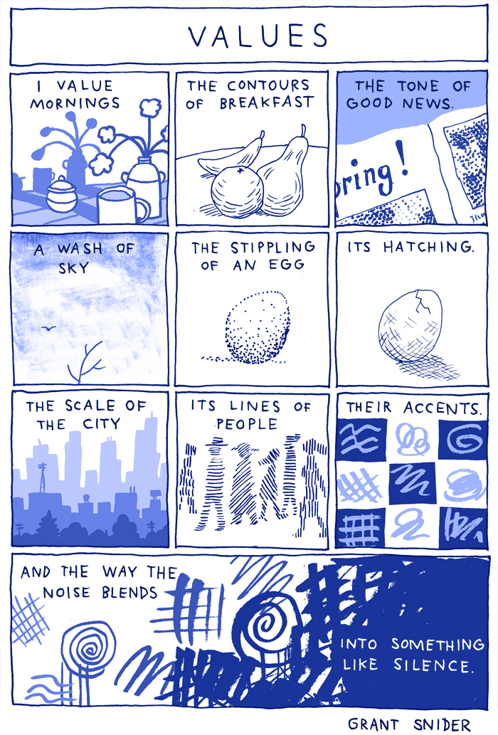 INCIDENTAL COMICS: Values