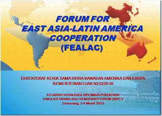 Forum Kerjasama Asia Timur-Amerika Latin (FEALAC) - Hubungan Internasional