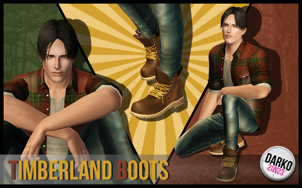 My Sims 3 Blog: Most Viewed - Timberland Boots by Darko
