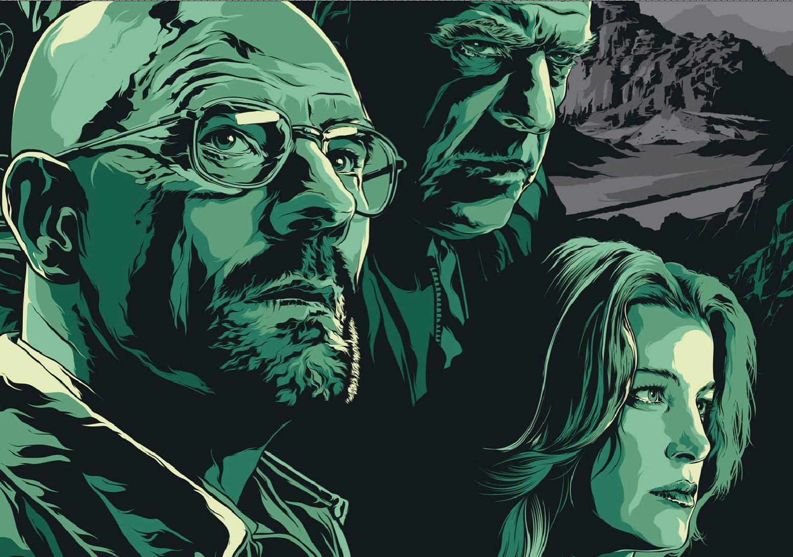 INSIDE THE ROCK POSTER FRAME BLOG: The Final Breaking Bad Art Project ...