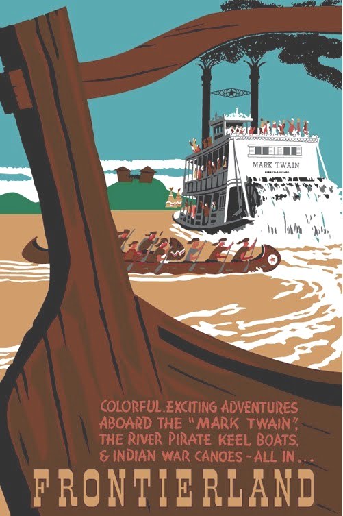 Insights and Sounds: Disneyland Attraction Posters: The Frontierland ...