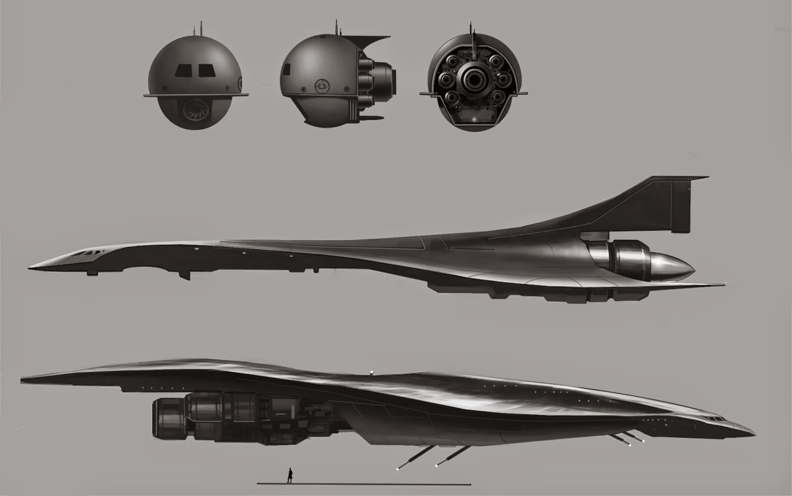 Edmund Hernandez Art: Concept Ship Design