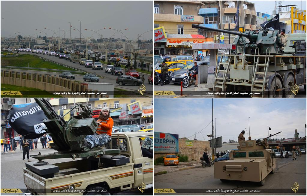 Asian Defence News: ISIS air-defense battalion parade in Ninawa