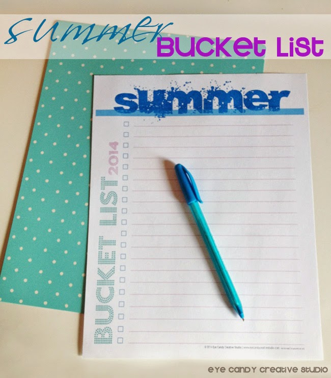 Eye Candy Creative Studio: FREEBIE :: Summer Bucket List