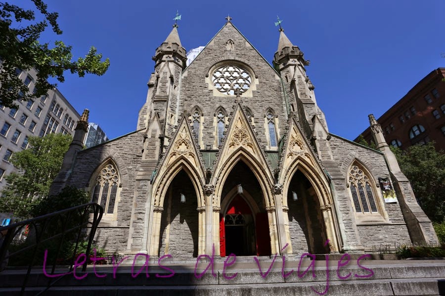 Letras de viajes: Canadá - Montréal - Église du Gesù - Église Unie ...