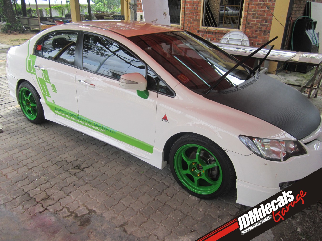 JDMdecals Garage: JDM Flag Stripe Decal Project