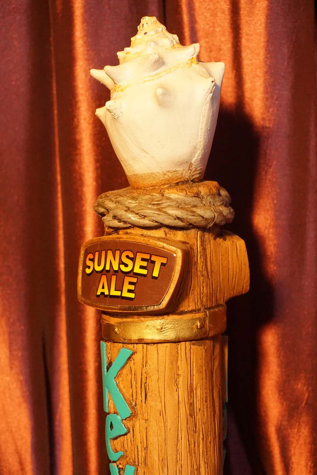 Tap Handle #691: Florida Beer Company - Key West Sunset Ale