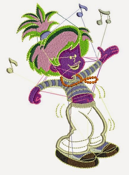 download girl dancing design machine embroidery ~ download free designs ...