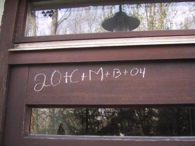 The Fisherman's Shoes: Door Chalking - A Traditional Epiphany Blessing