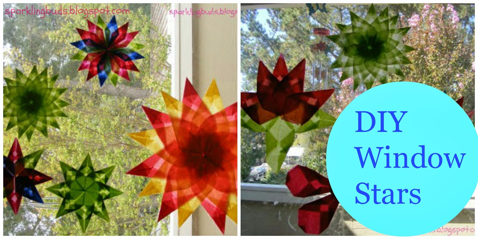 DIY Waldorf window stars – Flashback Friday – sparklingbuds