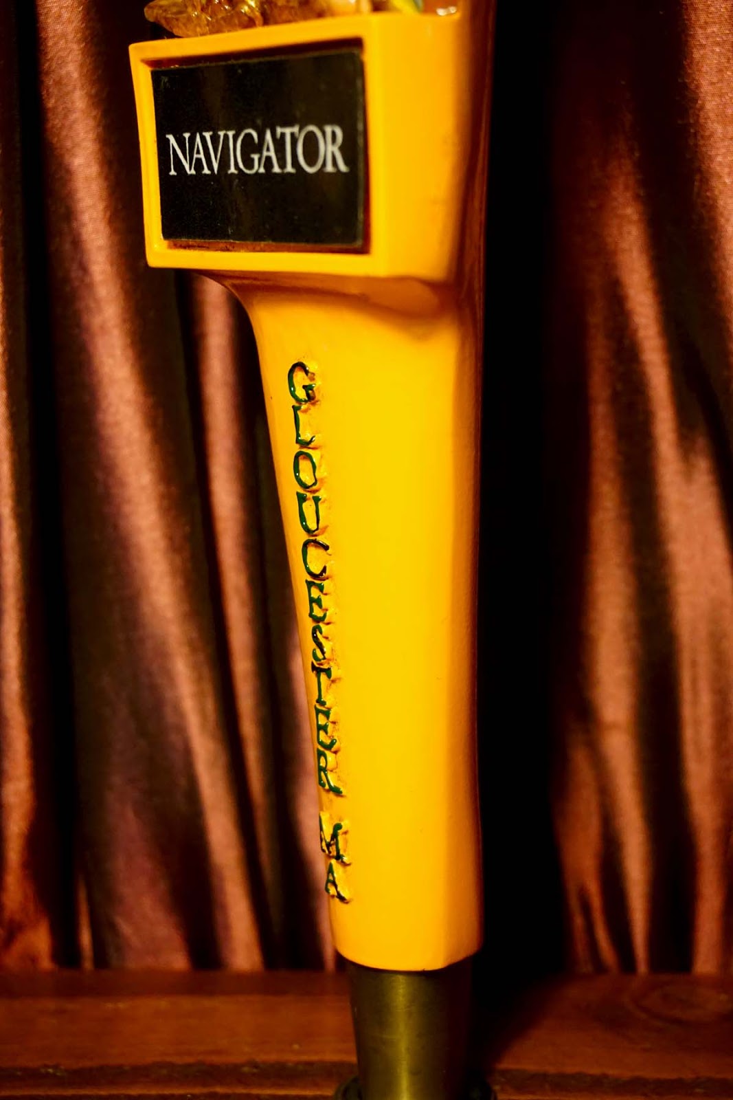 Tap Handle #581: Cape Ann Brewing - Fisherman's Navigator