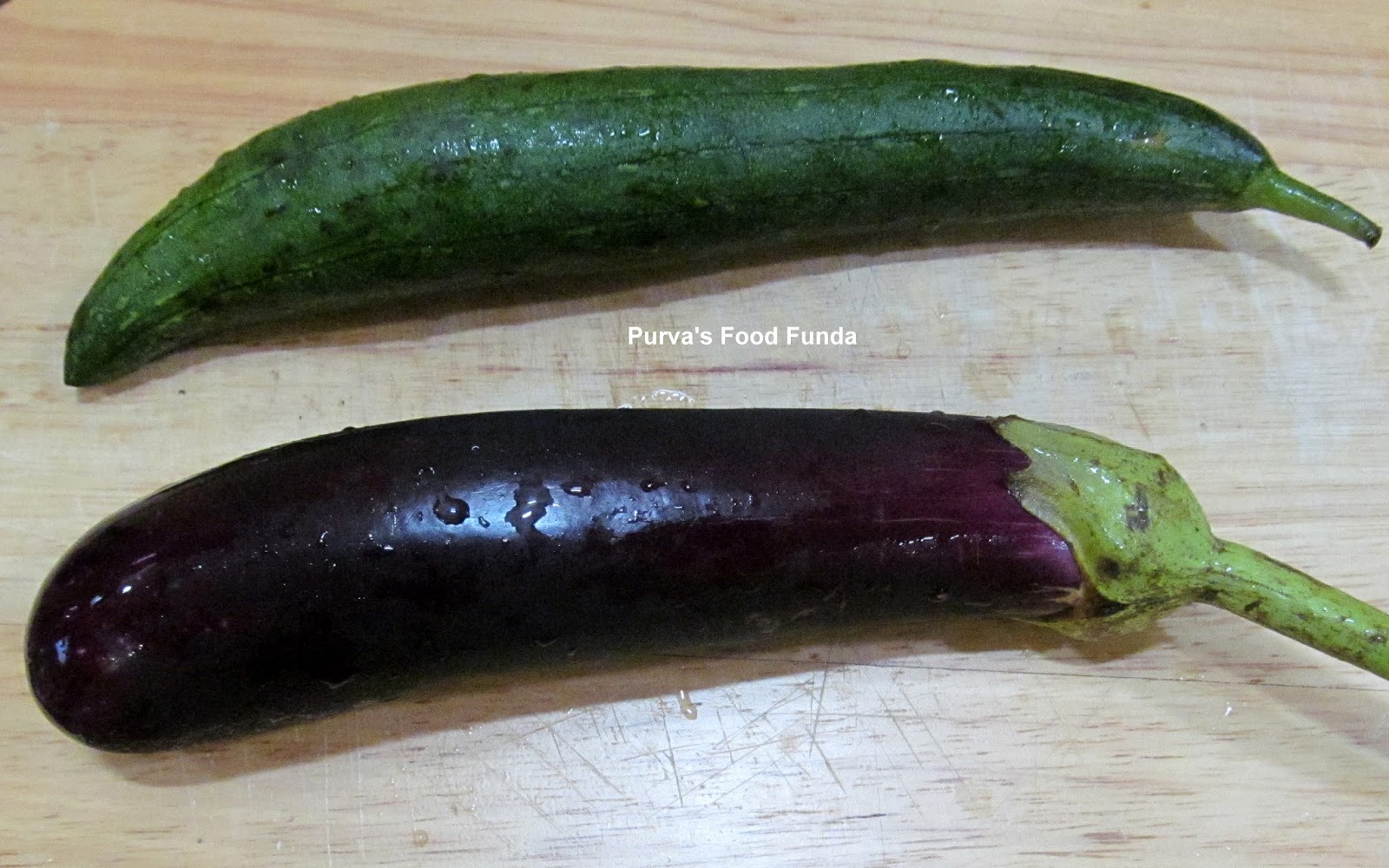 Food Funda: Vange aani Ghosale/Gilka Bhajee ~ Brinjal and Green Sponge ...