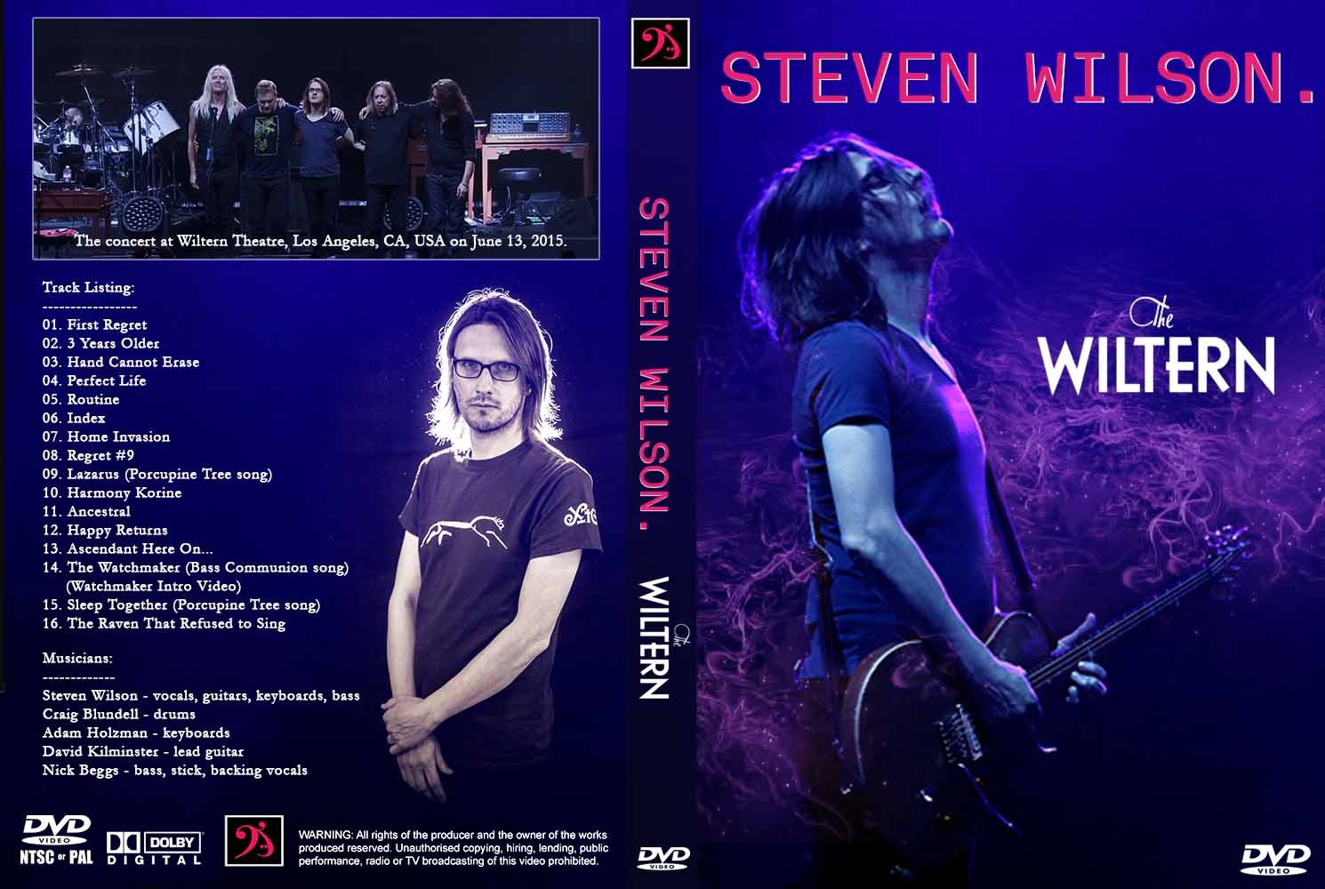 YOUDISCOLL: Steven Wilson - Live at The Wiltern (2015)