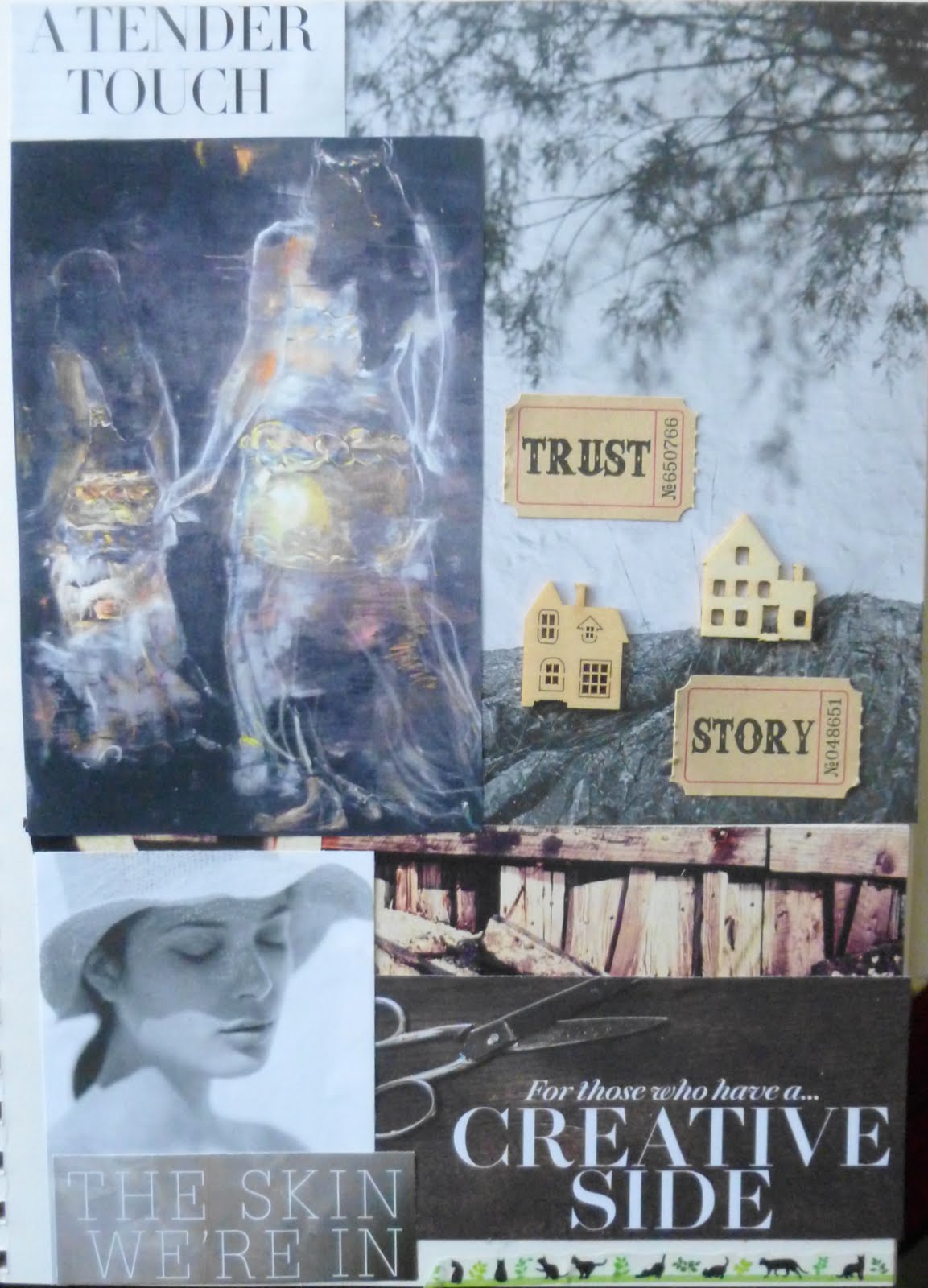 Woman of Art and Mind: Nurturing Thursday - Collage no. 4