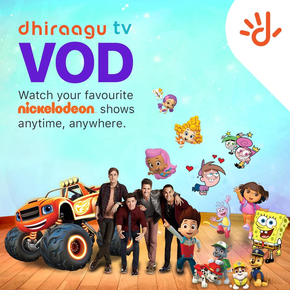 NickALive!: Dhiraagu Maldives Adds Nickelodeon Programming to VOD Service
