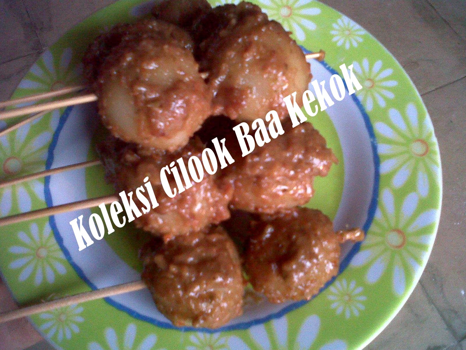 Cilok Makanan Makanan Rakyat Khas Jawa Barat