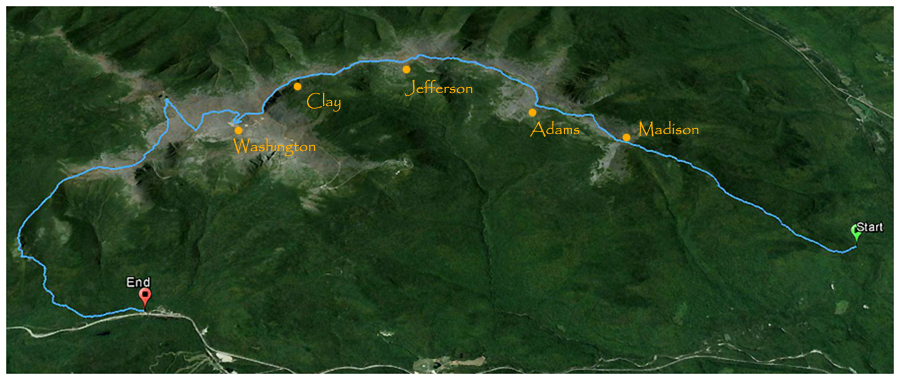Hiking in the White Mountains: Northern Presi Traverse