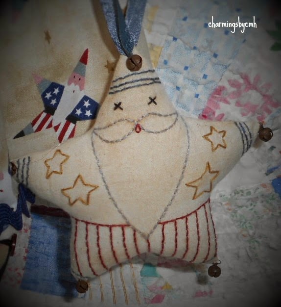 charmingsbycmh: Uncle Sam Annie ~ free star pattern