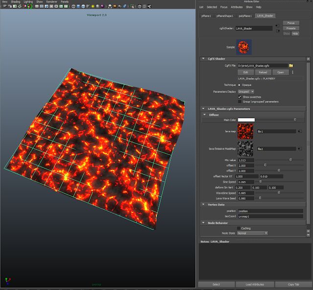 Simple Lava Shader for mobile.