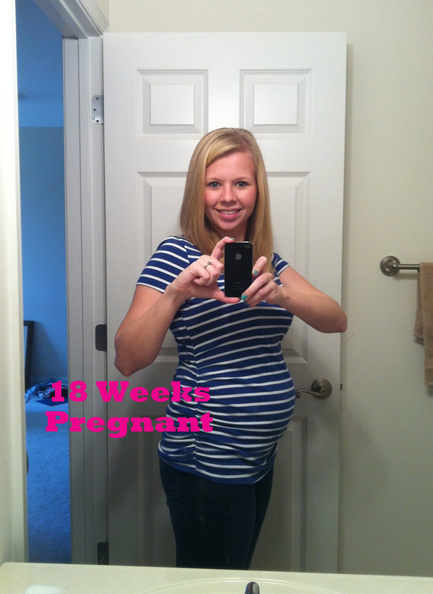 18 Week Belly Shot - Modernly Morgan