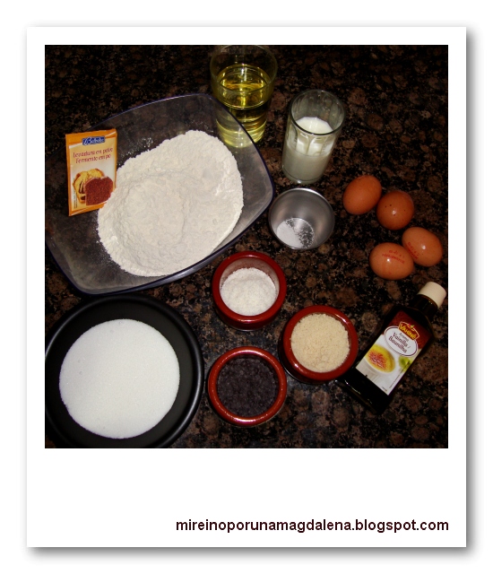 Mi reino por una magdalena!: Magdalenas de almendra, coco y pepitas de ...