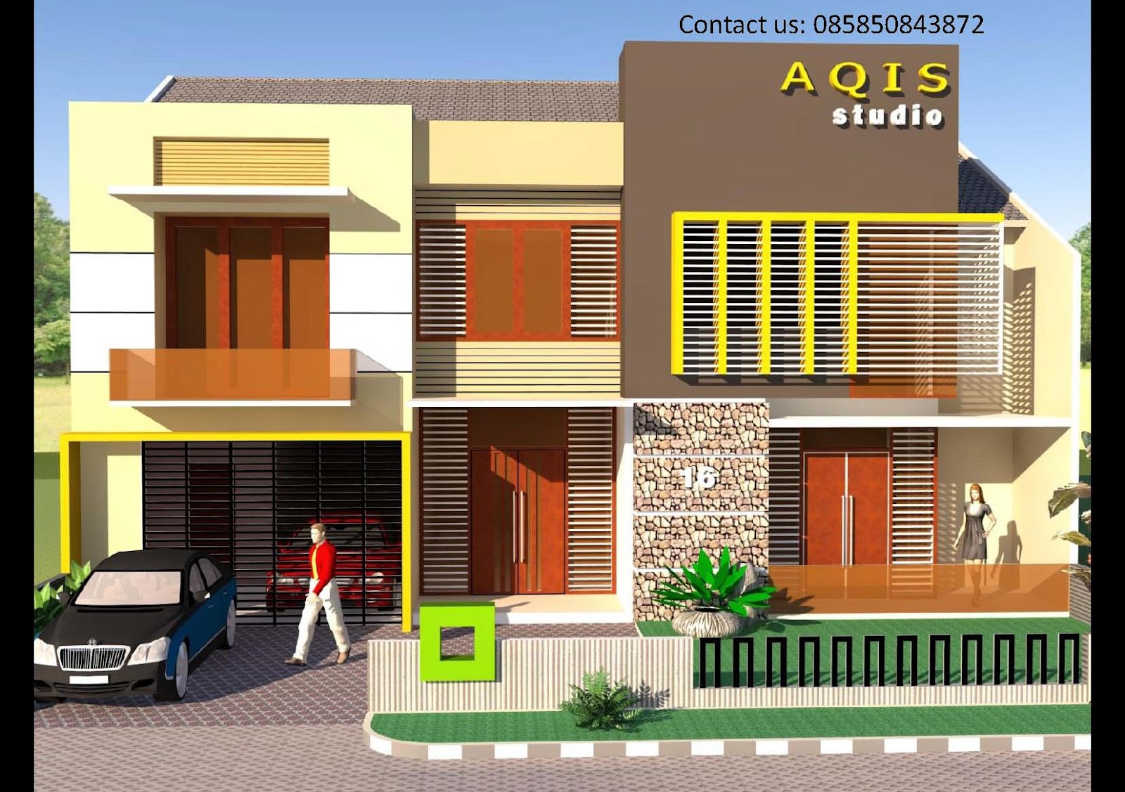 Aqis Studio | Jasa Desain Rumah Online | Jasa Arsitek Online: Desain ...