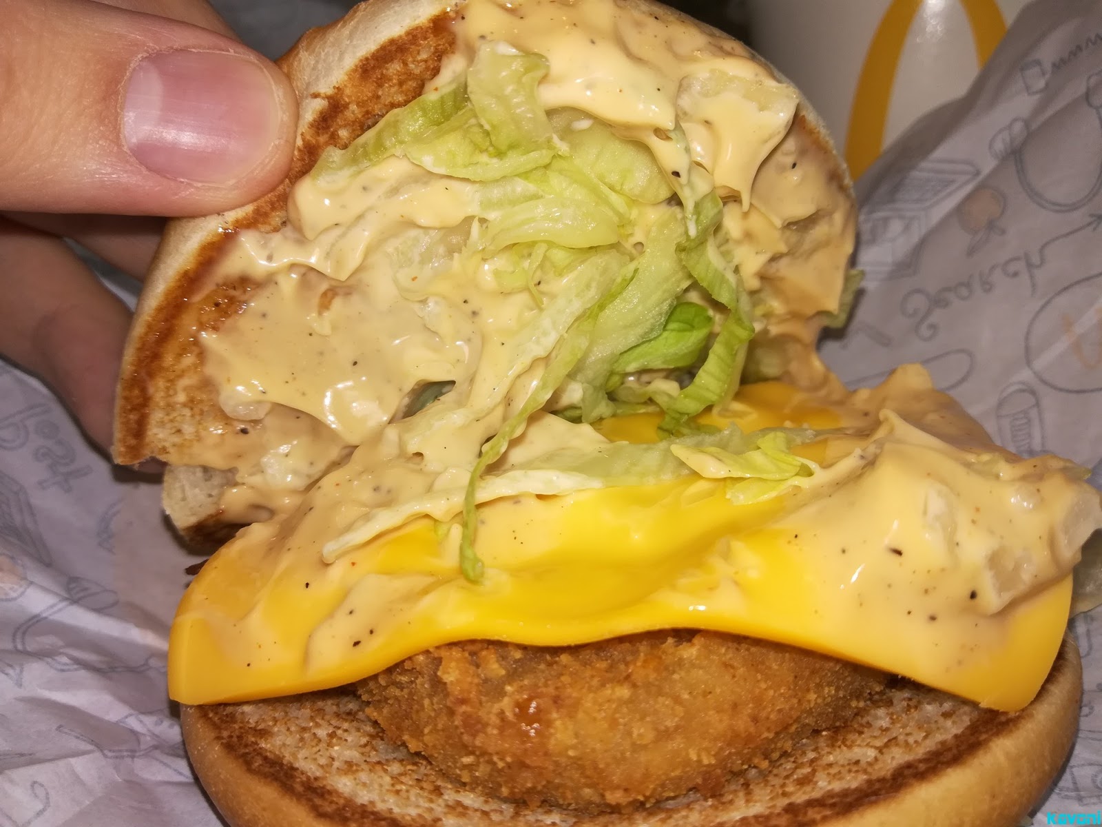 kavoniho žrádlo: Tasty Cheese & Tasty Chicken, McDonald's