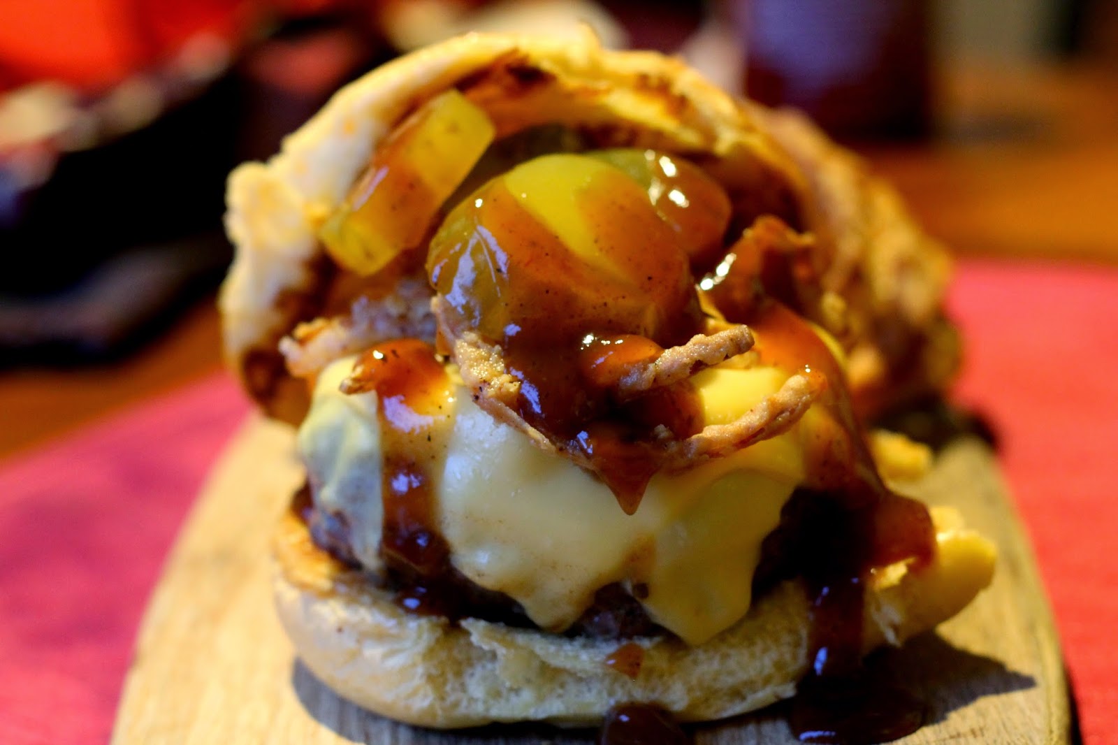 Juicy Lucy BBQ Cheeseburger Recipe, #SayCheeseburger | I Run For Wine