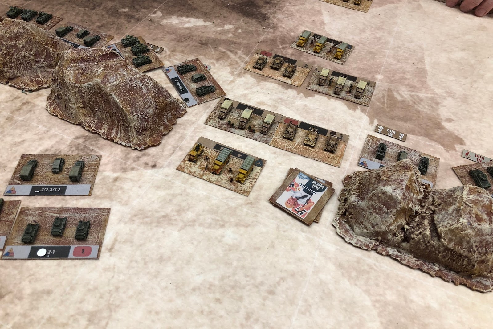 wargaming in 28 mm and sometimes smaller: Rommel at the Hobby Bunker