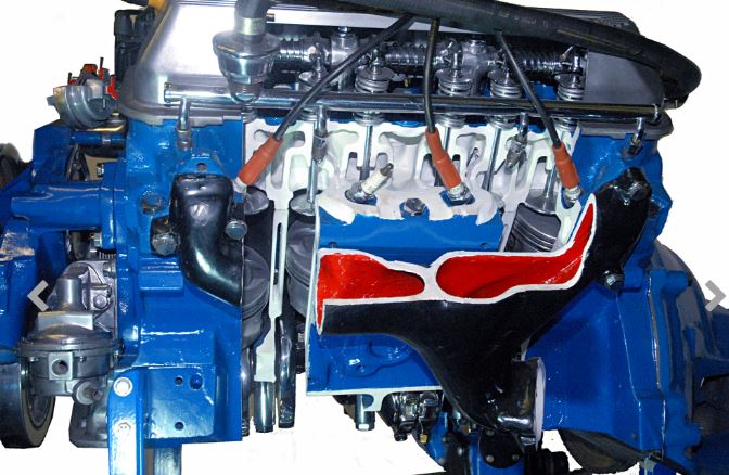 Just A Car Guy: Restored 1968 Ford 428 Cobra Jet cutaway took Rick 23 ...