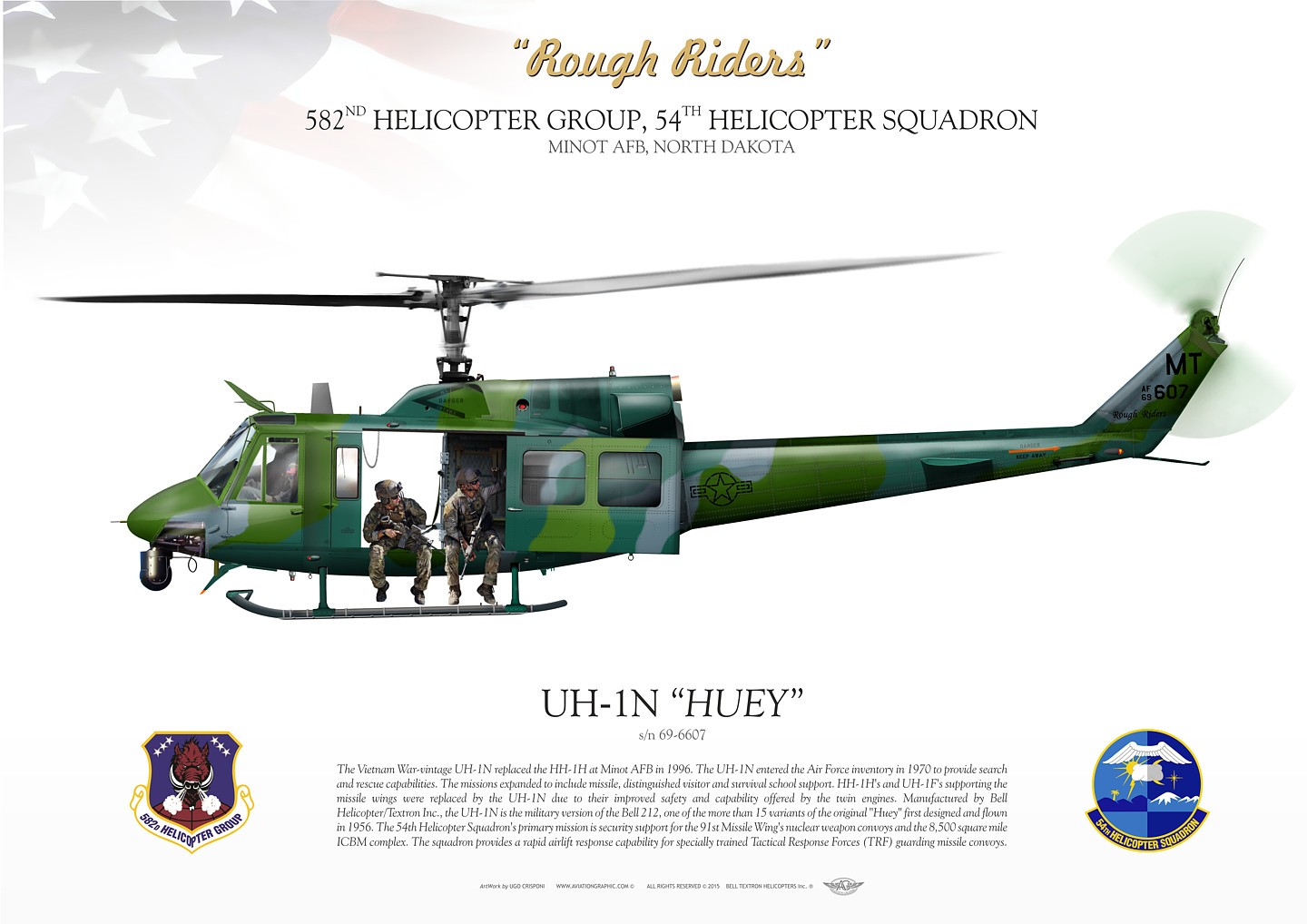 THE USAF RESCUE COLLECTION: USAF 54th HS / Desert Tan Patch