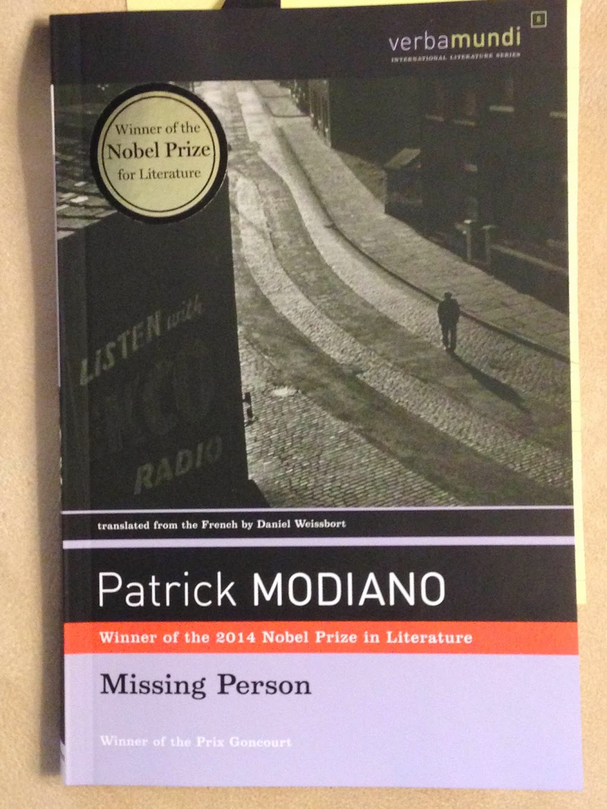 Mae's Food Blog: Patrick Modiano: "Missing Person"